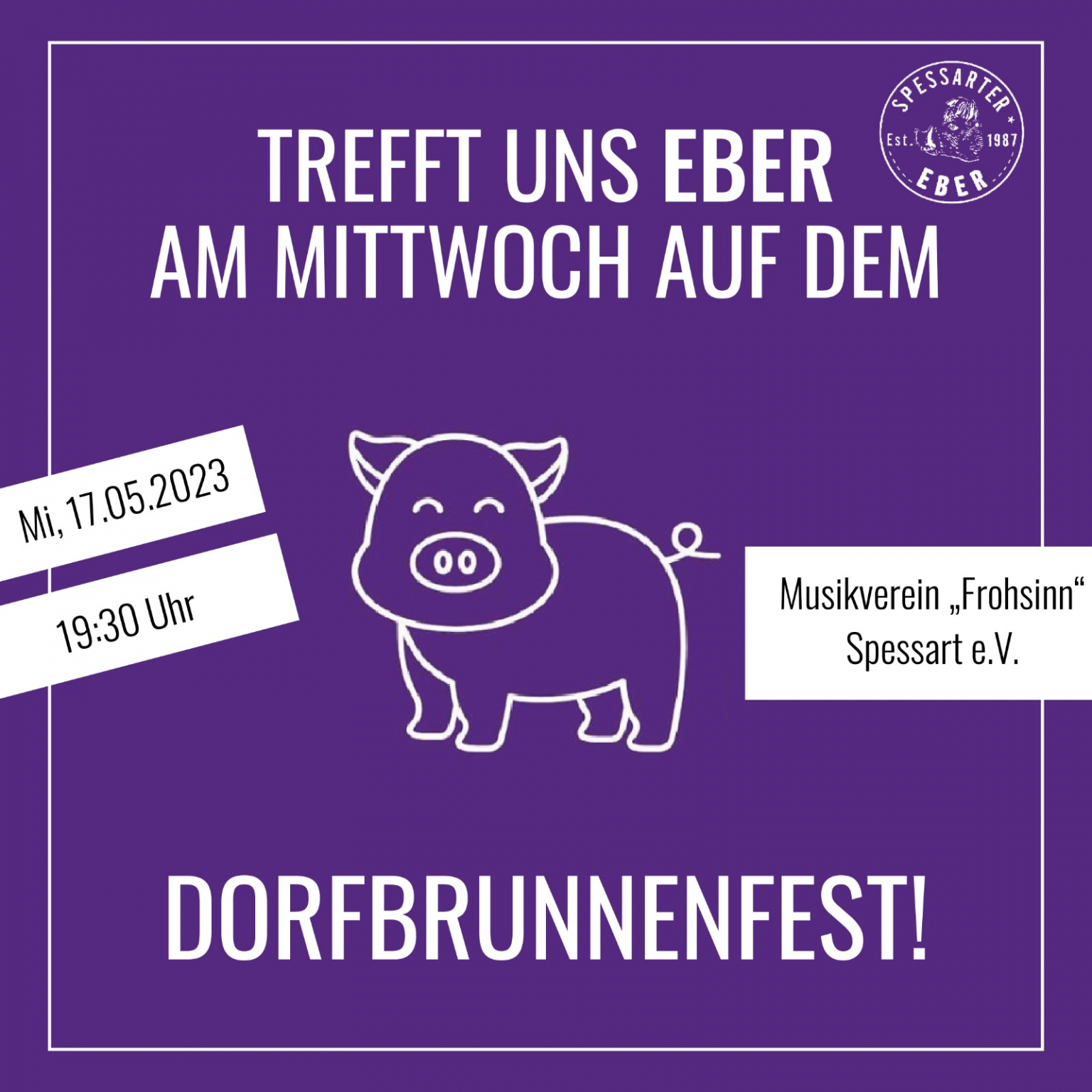 Liebe Mitglieder, – Spessarter Eber